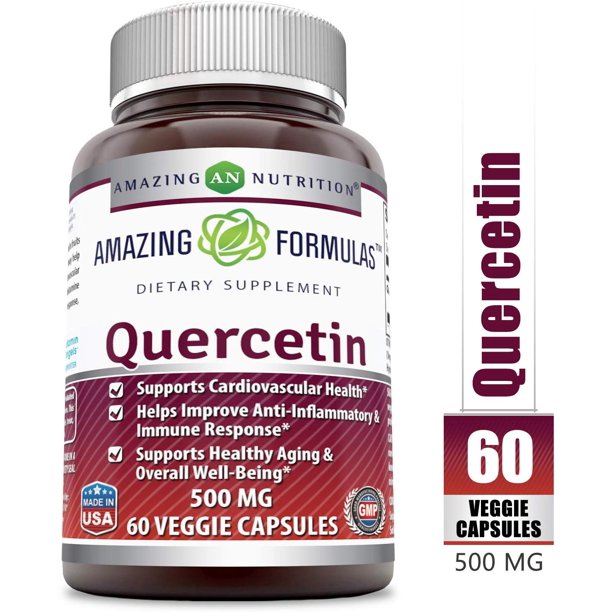 Amazing Formulas Quercetin 500mg Support Cardiovascular Health & Immune ...