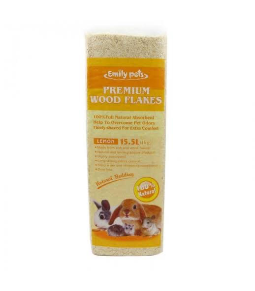 Emily Pets Premium Wood Flakes 15.5L / 1kg Lemon - Kusot – Pet Bedding ...