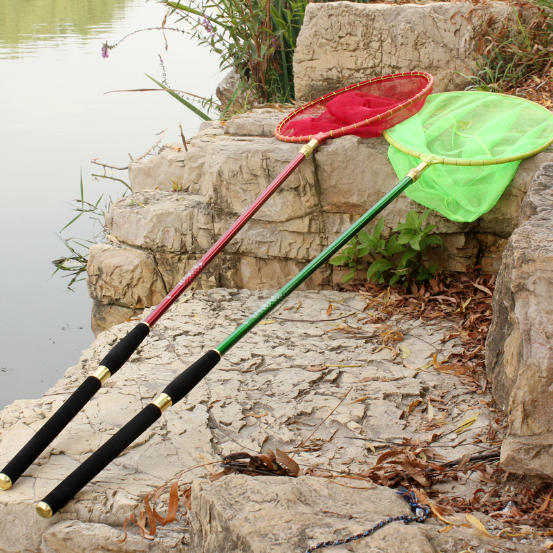 Feng competitive carbon net rod super-hard light telescopic net rod ...
