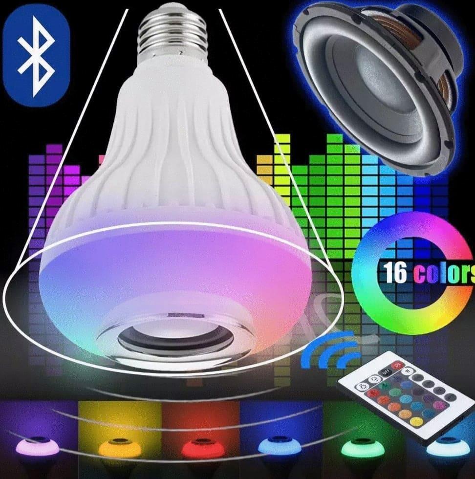 12 Colors 12W LED MUSIC BULB Bluetooth LED light lamp speaker 12W LED ...