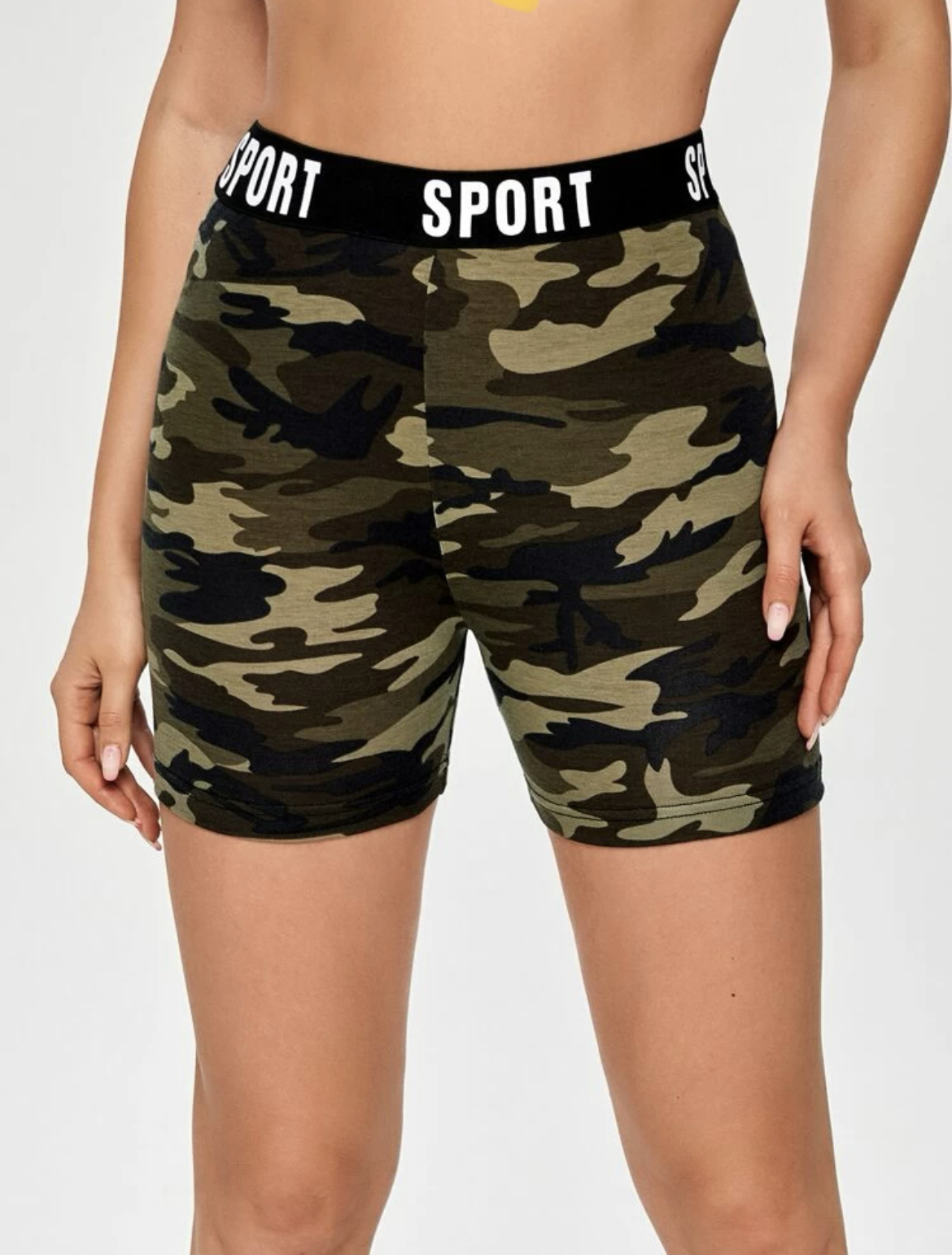 KIKI Sport----Graphic Camo Print Biker Sport Shorts | Lazada PH