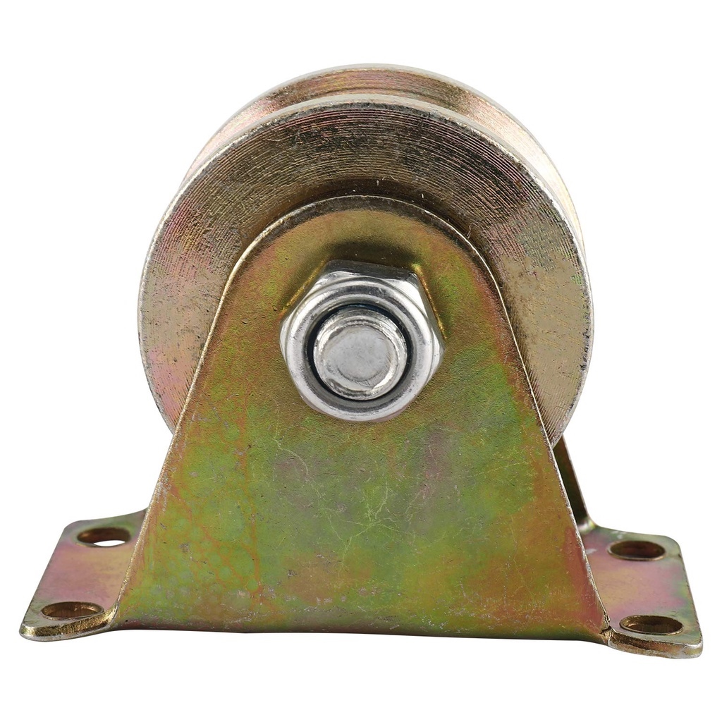 2 V-Groove Wheel With V Track Rail Bracket Sliding Gate Rolle Heavy ...