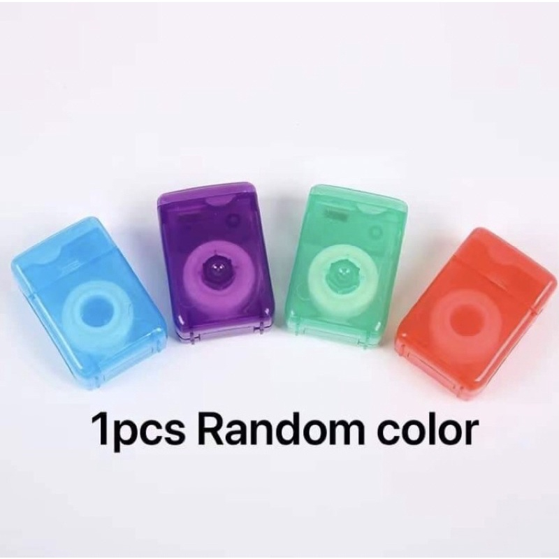 [RANDOM COLOR] Mini handy flosser teeth dental floss oral care ...