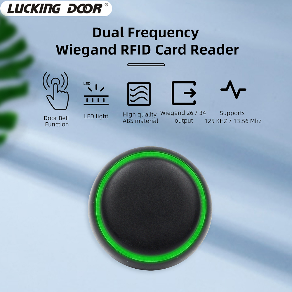 Dual Frequency Card Reader Supports 125kHz And 13.56MHz WG26 34 Output ...