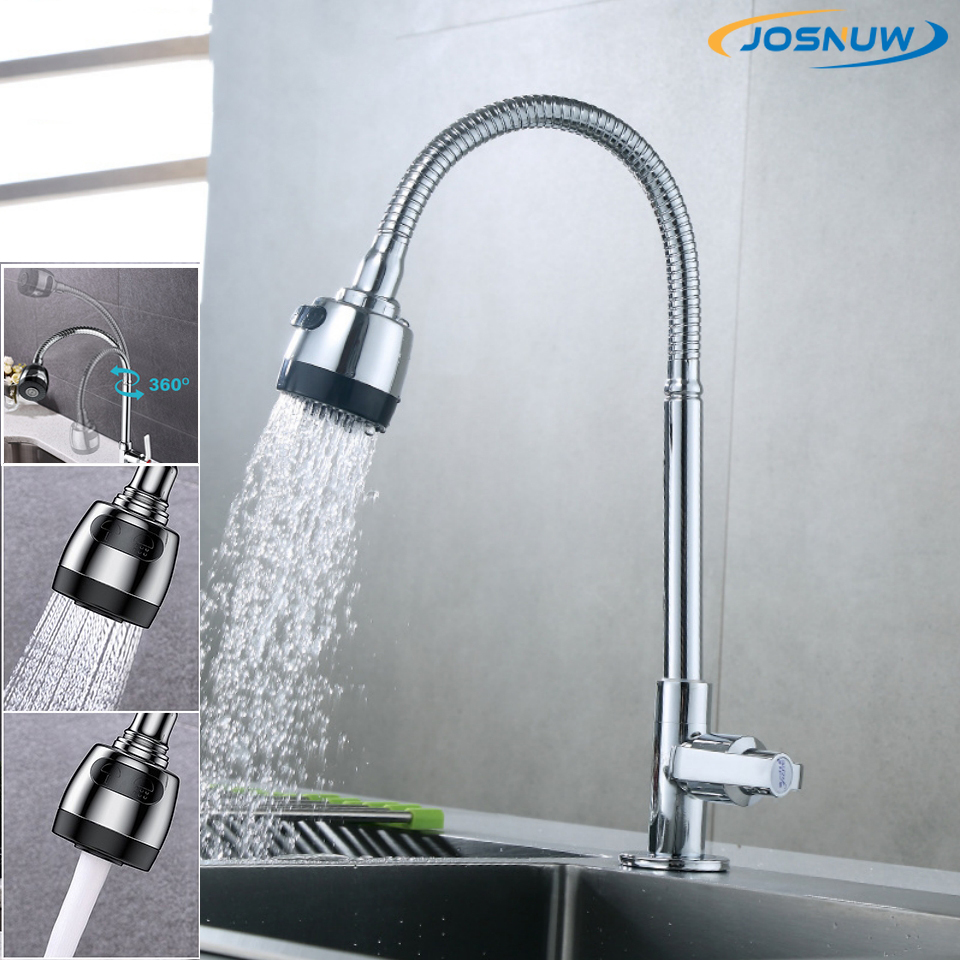 JOSNUW 304 Stainless Steel Kitchen Sink Sets with Tap 6pcs Sets Floor ...