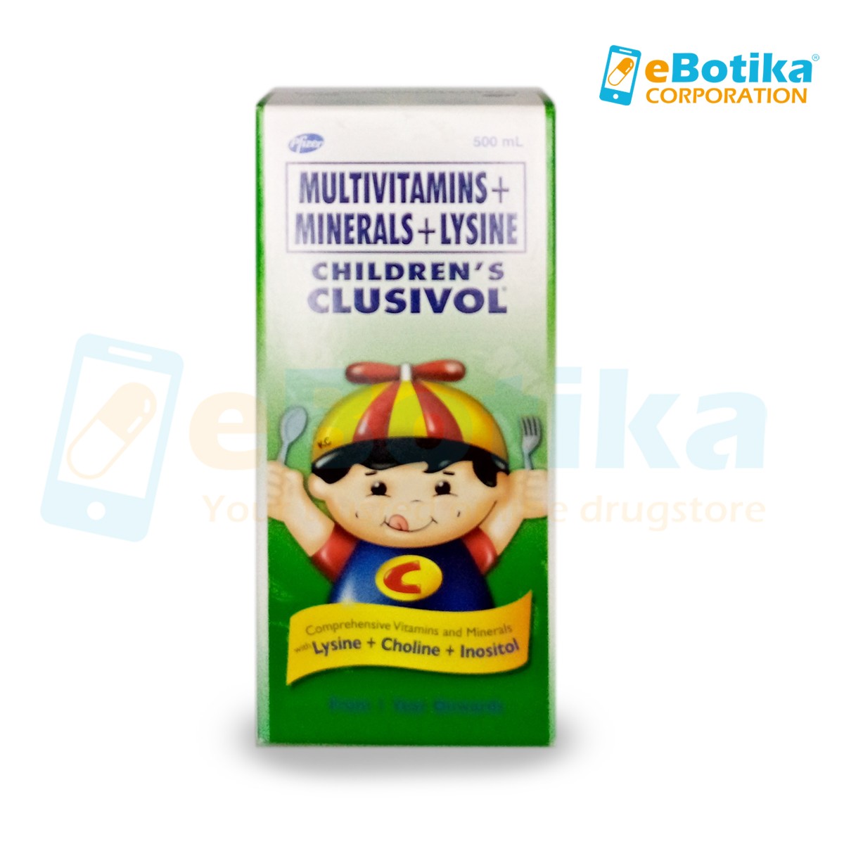 Clusivol Syrup 500ml (Multivitamins + Minerals + Lysine) | Lazada PH
