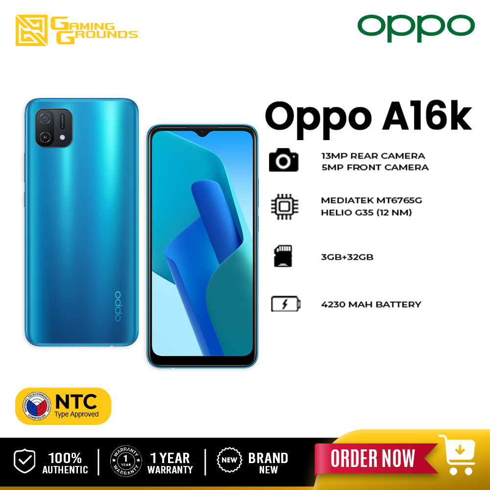 OPPO A16K 3Gb + 32Gb | Lazada PH