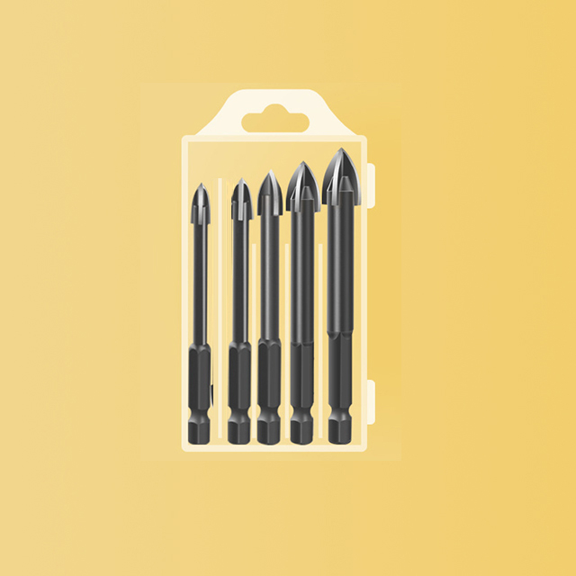 Ezey Multifunctional triangular drill bit, glass and tiles and ...