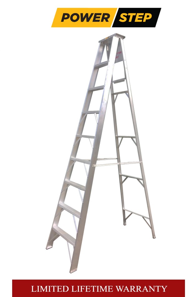 Power Step Aluminum A-Type Ladder 9ft | Lazada PH