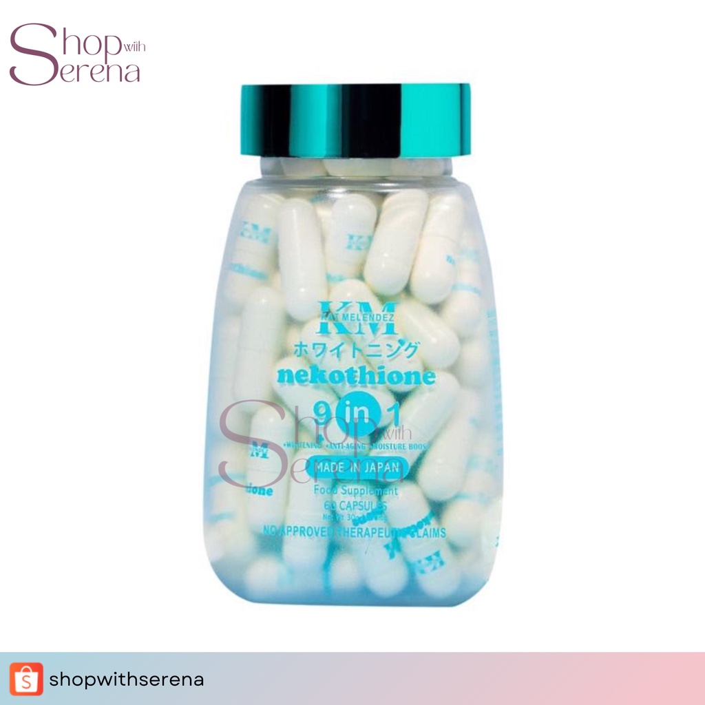 Nekothione 9 in 1 Glutathione 500mg Made in Japan 60 Whitening Capsules ...