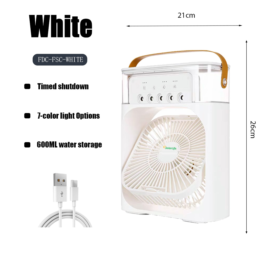 HUMIDIFICATION AIR CONDITIONER USB Mini Portable Fan Air Cooling fan ...