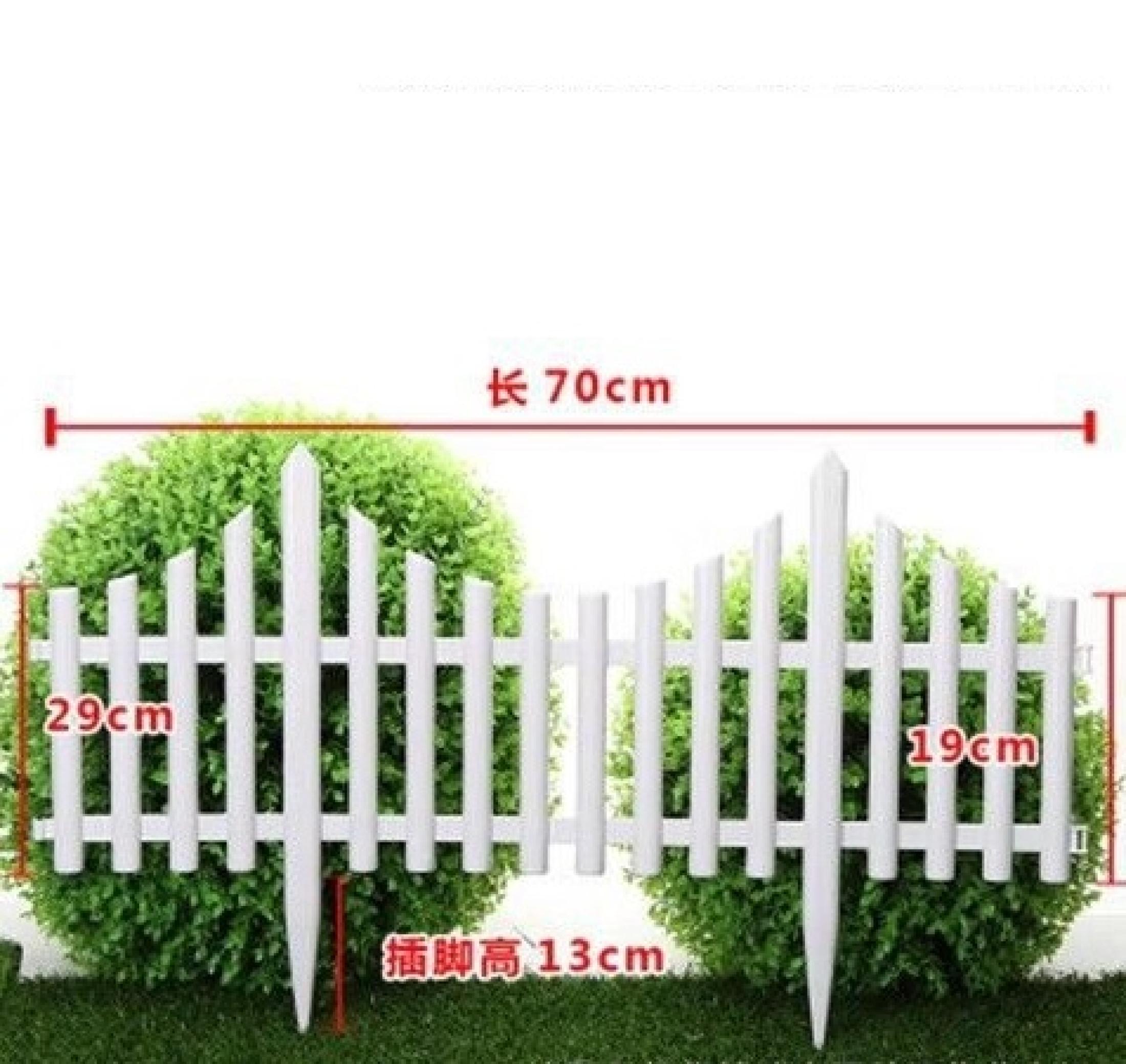 【Local delivery】Plastic Fence Home Living Decorative Gardening Stand ...