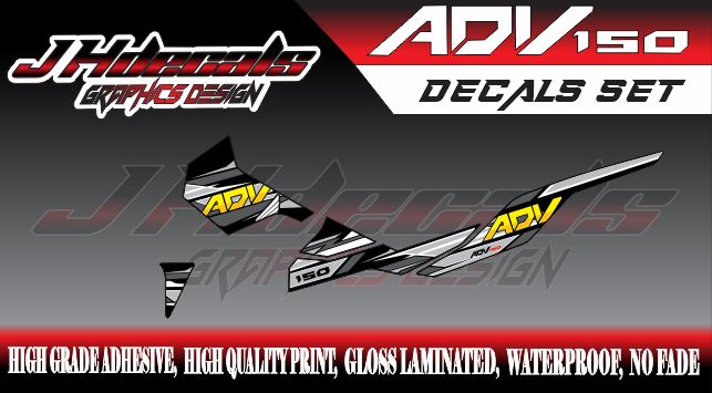 Honda ADV 150 decals set | Lazada PH