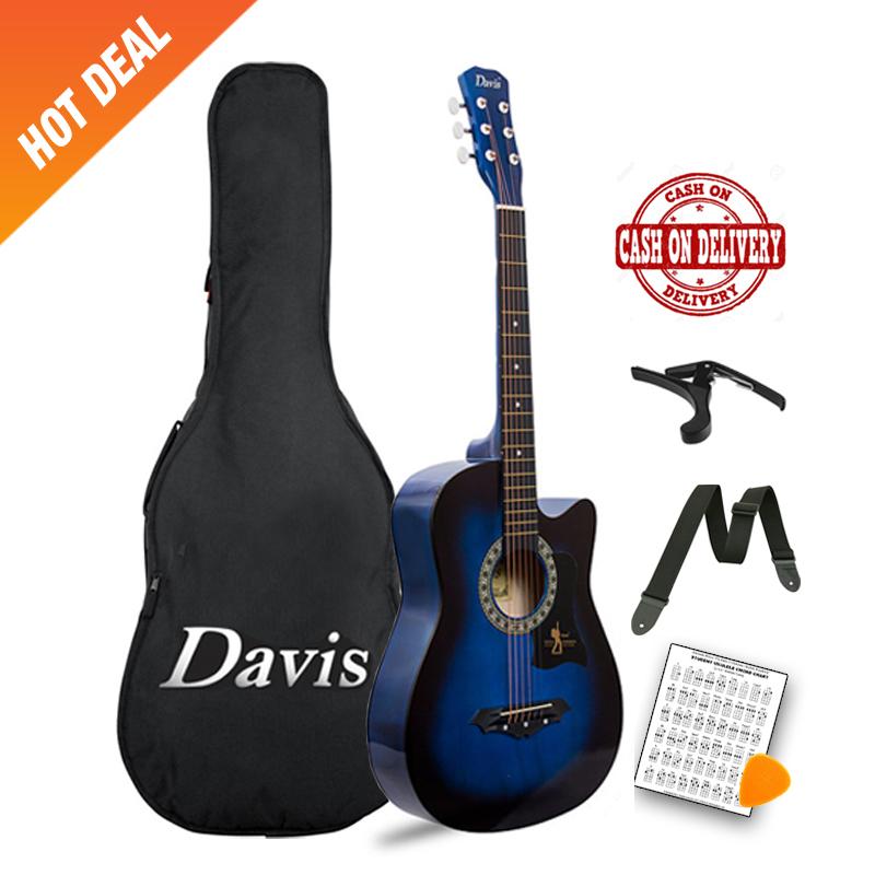 Davis JG38C Acoustic Guitar with FREEBIES (Blue Burst) | Lazada PH