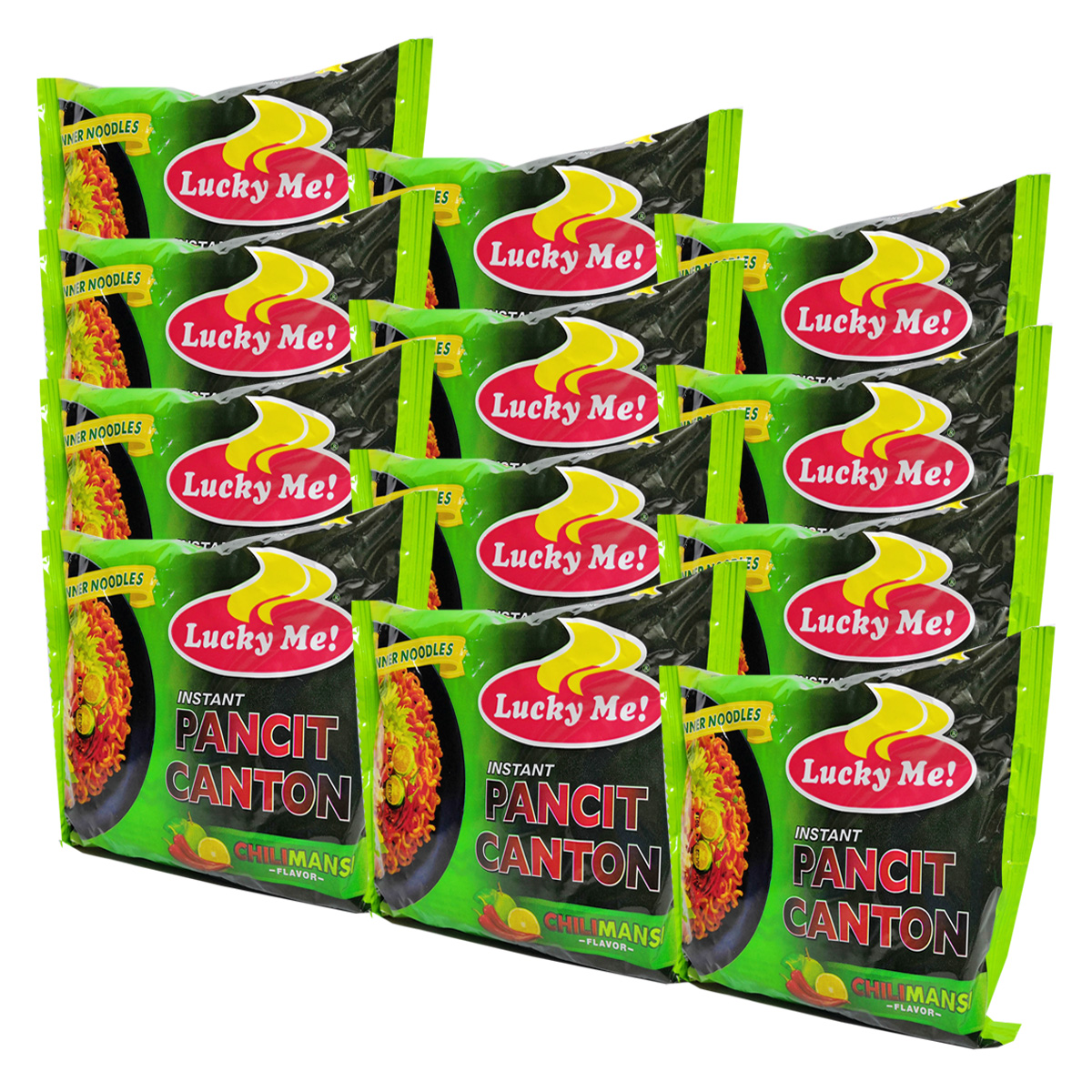 Lucky Me Instant PANCIT CANTON ChiliMansi Flavor, 80g | Lazada PH