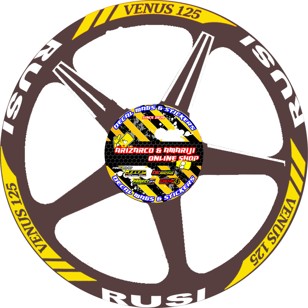RUSI VENUS 125 DECAL MAG STICKER GOD FOR 2 MAGS | Lazada PH