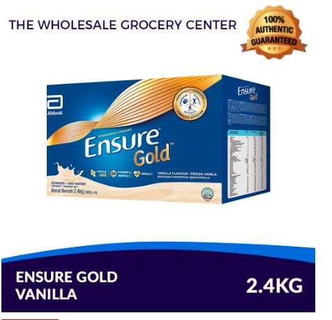 Ensure Gold Powdered Adult Nutritional Supplement Drink Vanilla 2.4kg ...