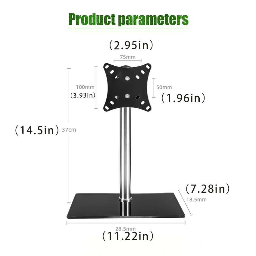 【Fast Delivery】Universal Monitor Stand For TV And Monitors Adjustable ...