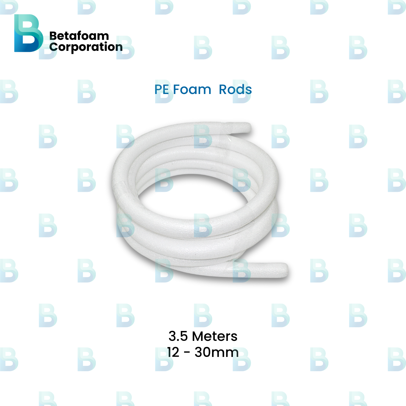 PE Foam Backer Rods 12mm - 40mm x 2m - 3.5mm Polyethylene Foam Sealant ...