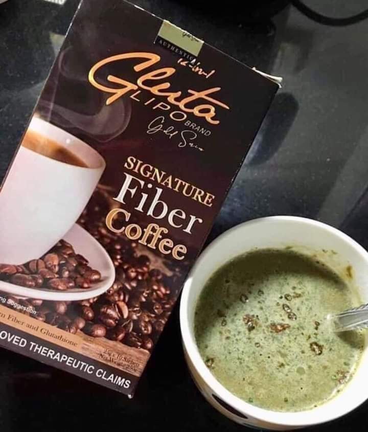 (ORIGINAL)12in1 Gluta Lipo Gold Series Signature Fiber Coffee Flavor Proven Safe and Effective ...