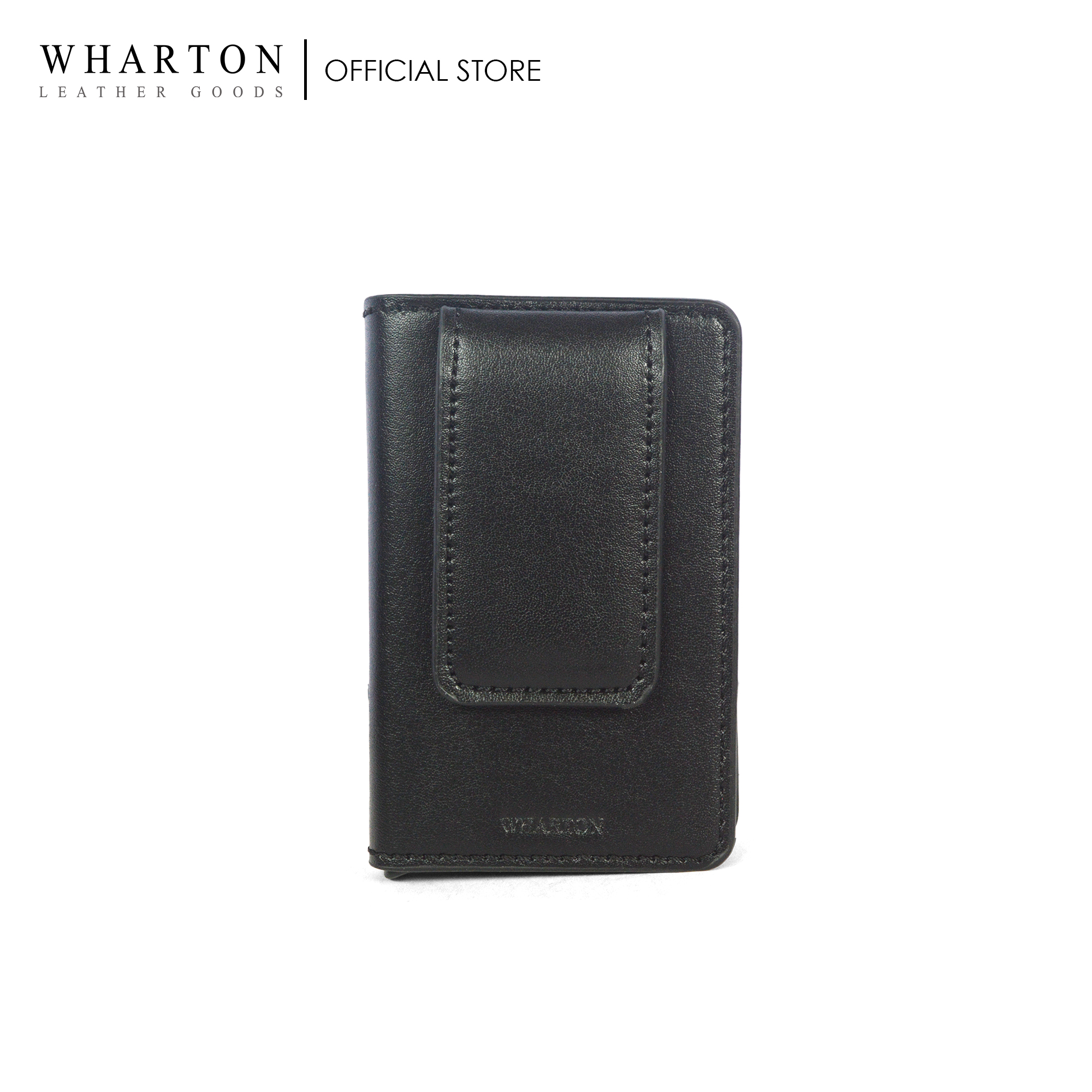 Wharton Small Leather Metal Compartment Card Holder | Lazada PH