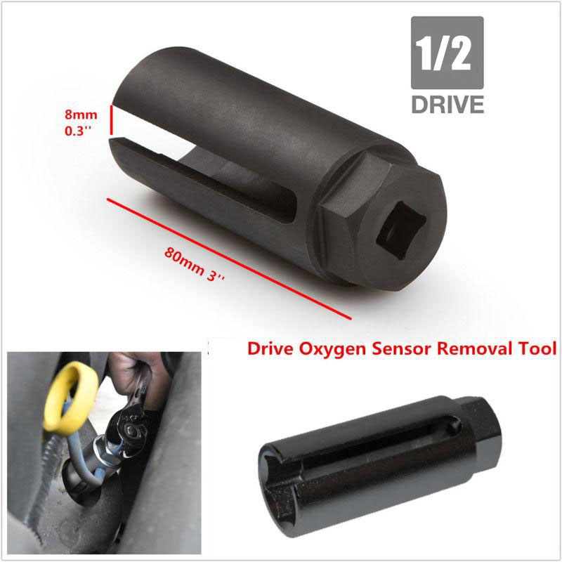Universal Car O2 Oxygen Sensor Removal Socket 7/8" 22mm 1/2" Drive Tool ...
