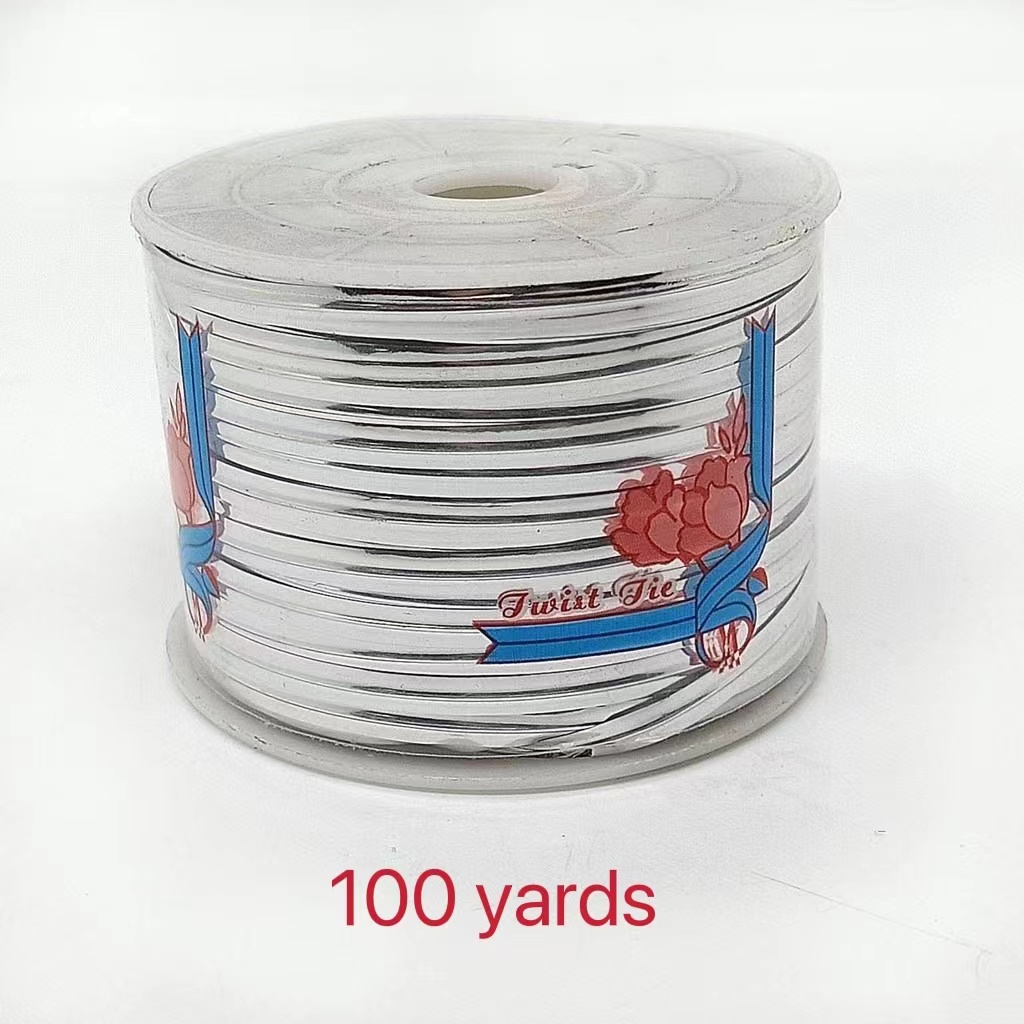 100 yd/roll Metal Twist Wire Packaging Bag Tie Tape | Lazada PH