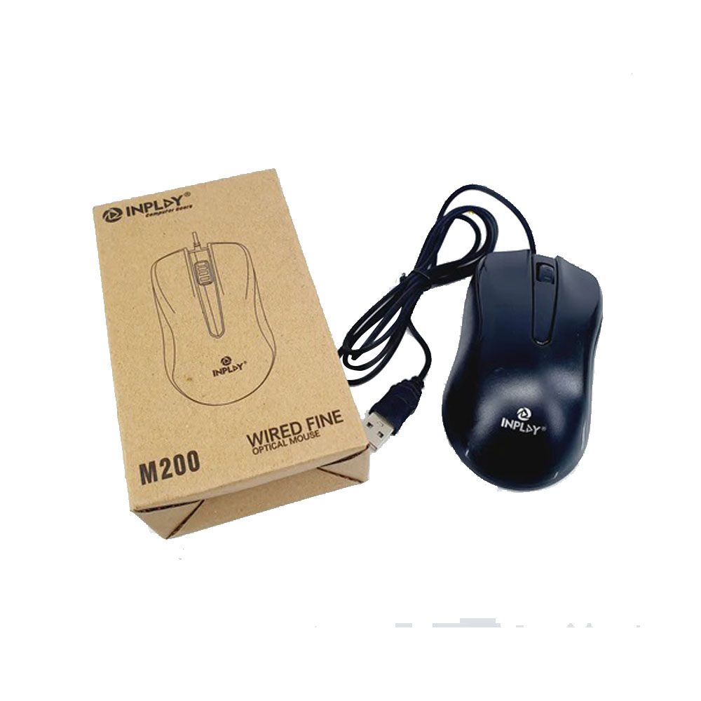 Inplay M200 | USB Mouse | Black | Inplay by EJD | Lazada PH