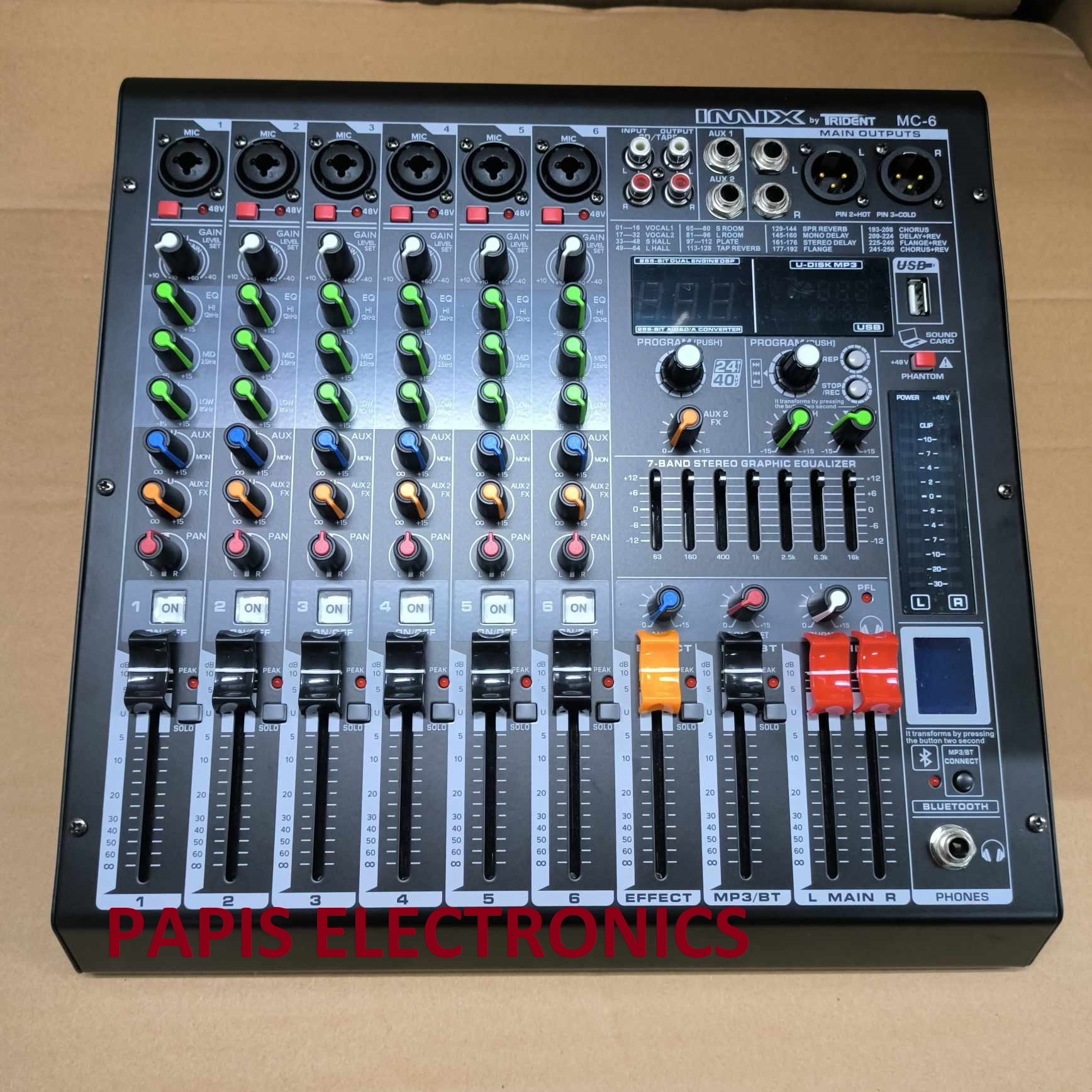 Imix BY Trident MC6 6 Channel Passive Mixer | Lazada PH
