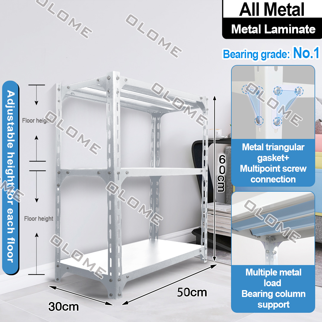 olome Steel Rack Shelves Storage Shelves Shelf Storage Supermarket ...