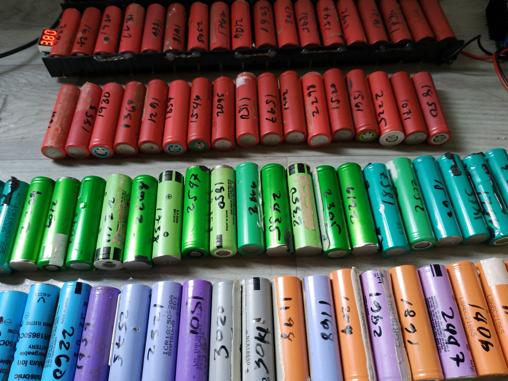 original 18650 battery true rated capacity, 18650 rechargeable battery ...