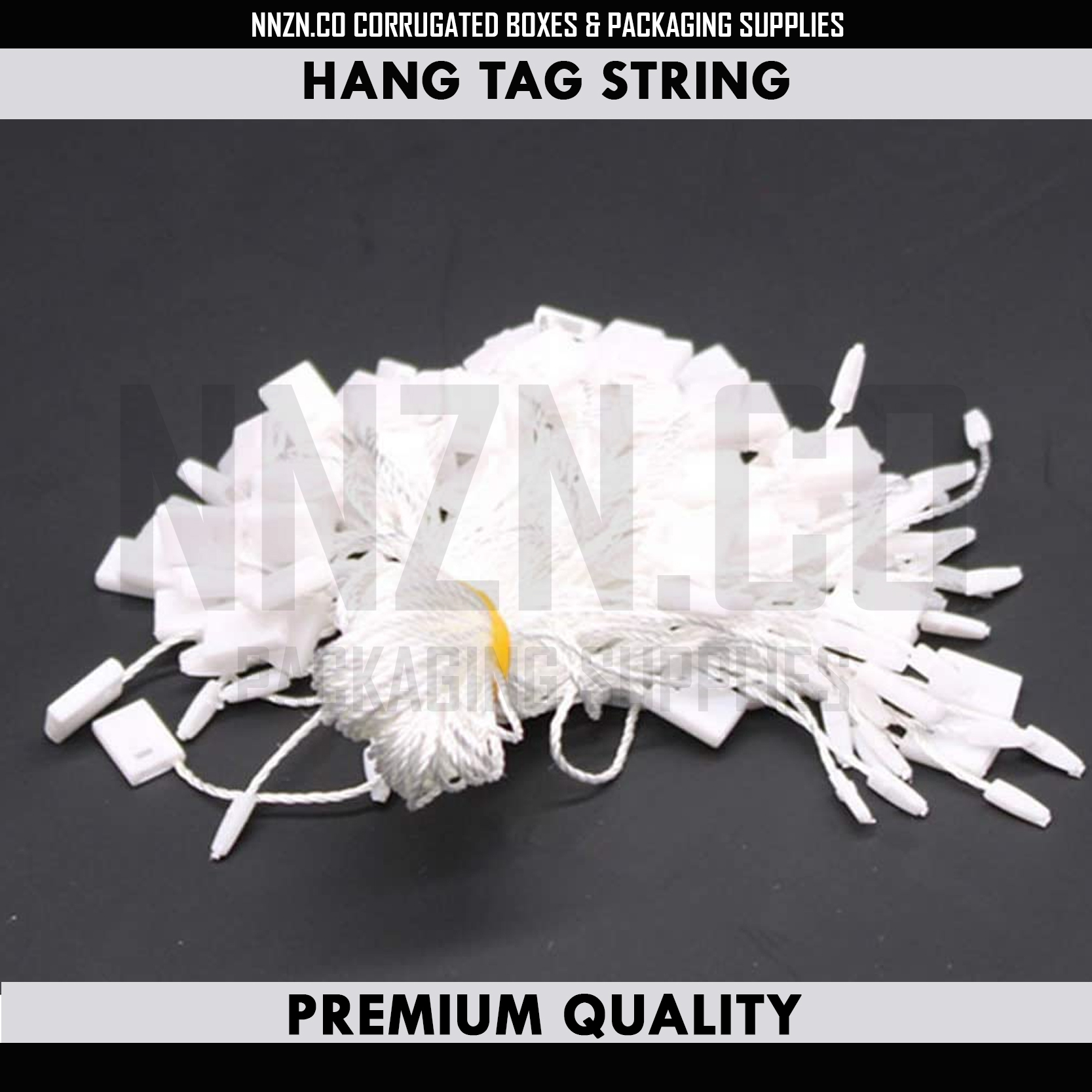 NNZN Hang Tag String Plastic Water Proof Quality Tags String Packaging ...