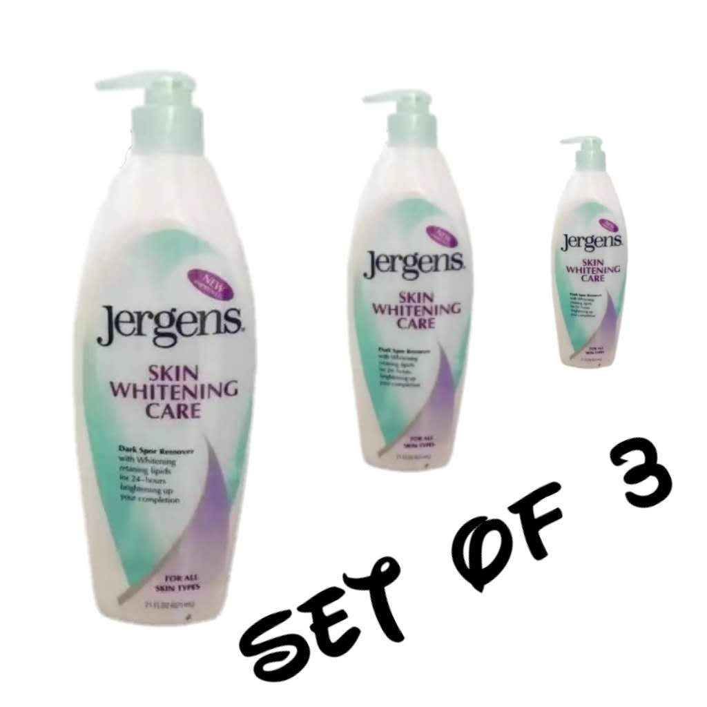 (SET OF 3) Jergens Skin Whitening Care Lotion 621ml | Lazada PH