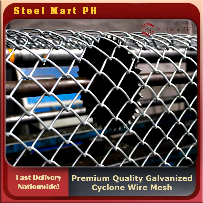 Cyclone Wire / Chain Link Fence in 2" Opening farm fence wire mesh ...