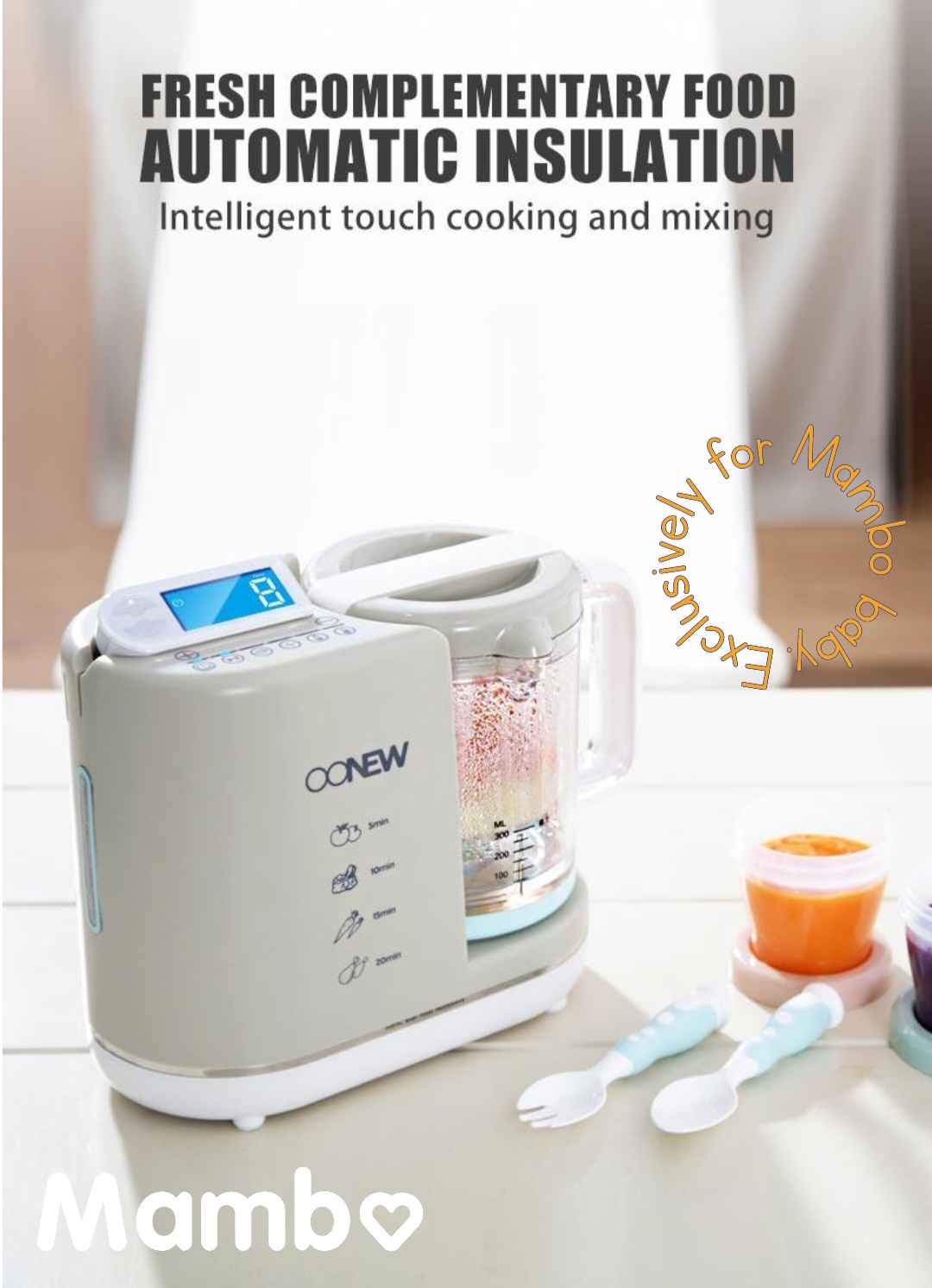 Baby Food Processor Blender Steamer Baby Food Maker Machine With Milk ...