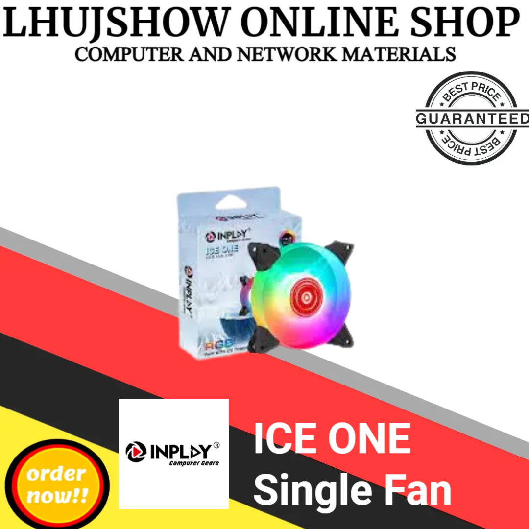 INPLAY ICE ONE RGB FAN 6 PINS 120MM Cooling Fan With RGB Control LED PC ...