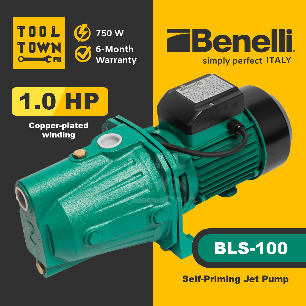 Benelli Self Priming Water Jet Pump Booster (1.0HP) BLS100 | Lazada PH