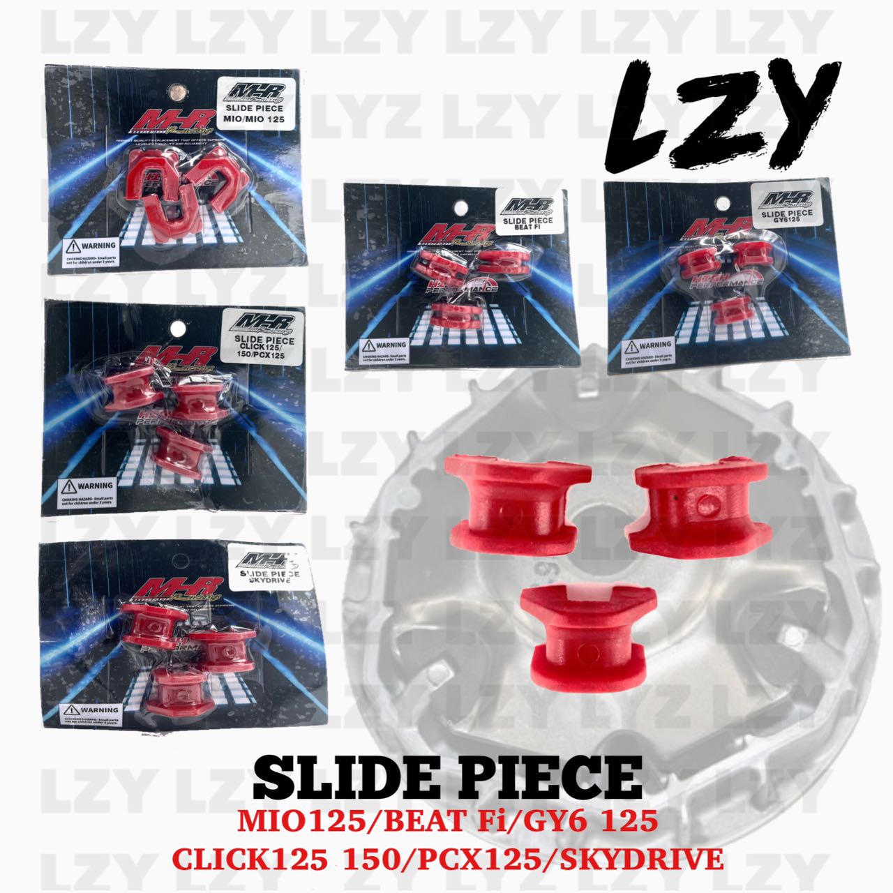 MHR Racing Slide Piece CLICK 125 150 MIO SPORTY MIO i 125 M3 SKYDRIVE ...