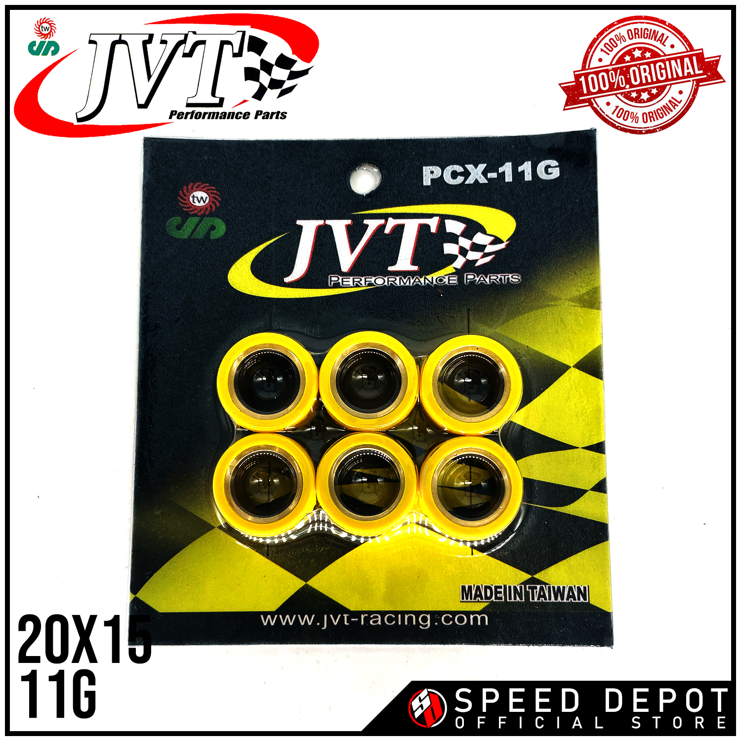 JVT FLYBALL 20x15 11g - Honda Click/PCX/ADV150 * Speed Depot | Lazada PH
