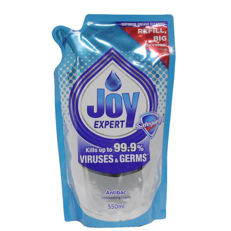 Joy Antibacterial Expert Dishwashing Liquid 550ml Refill | Lazada PH