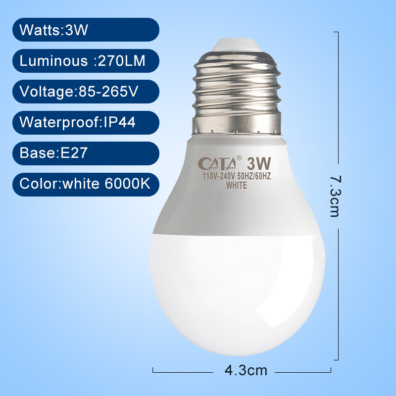 【🥇OFFICIAL STOER】 Cata LED Bulb sale Round Bulb Super Bright LED Light ...