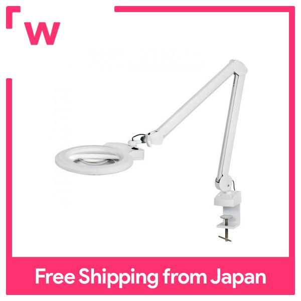 [HOZAN] L-678 LED Illuminated Magnifier Line Magnification(1.75×), 100-240V|Rated Voltage: DC12V ...