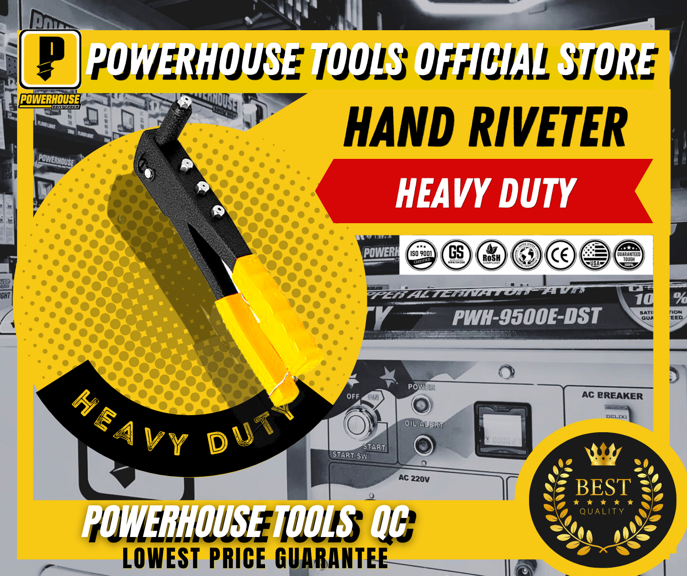 POWERHOUSE Hand Riveter Heavy Duty | Lazada PH