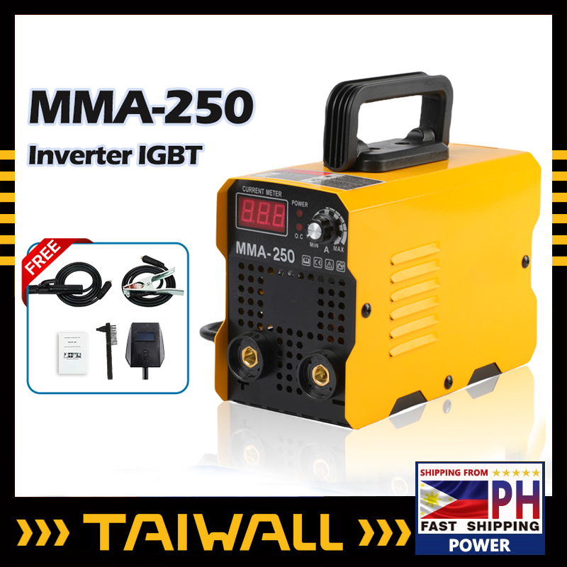 PORTABLE WELDING MACHINE MMA-250 IGBT INVERTER DC ARC WELDER NEW ...