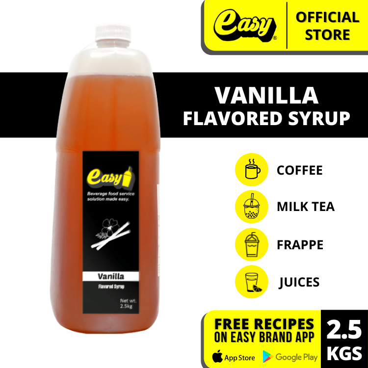 Easy Brand Vanilla Syrup 2.5kg | Lazada PH