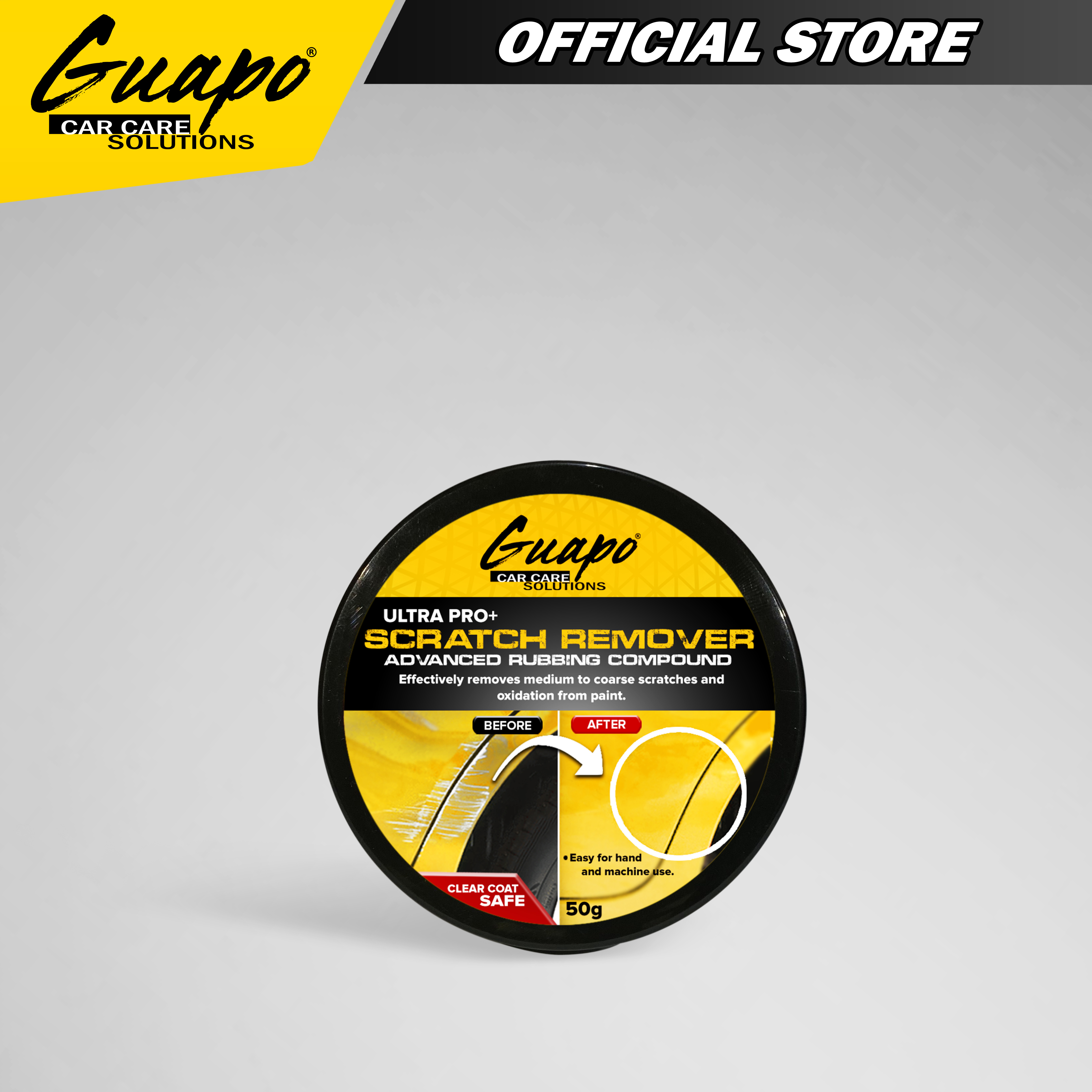 Guapo Scratch Remover / Rubbing Compound / Paint Correction 70g | Lazada PH