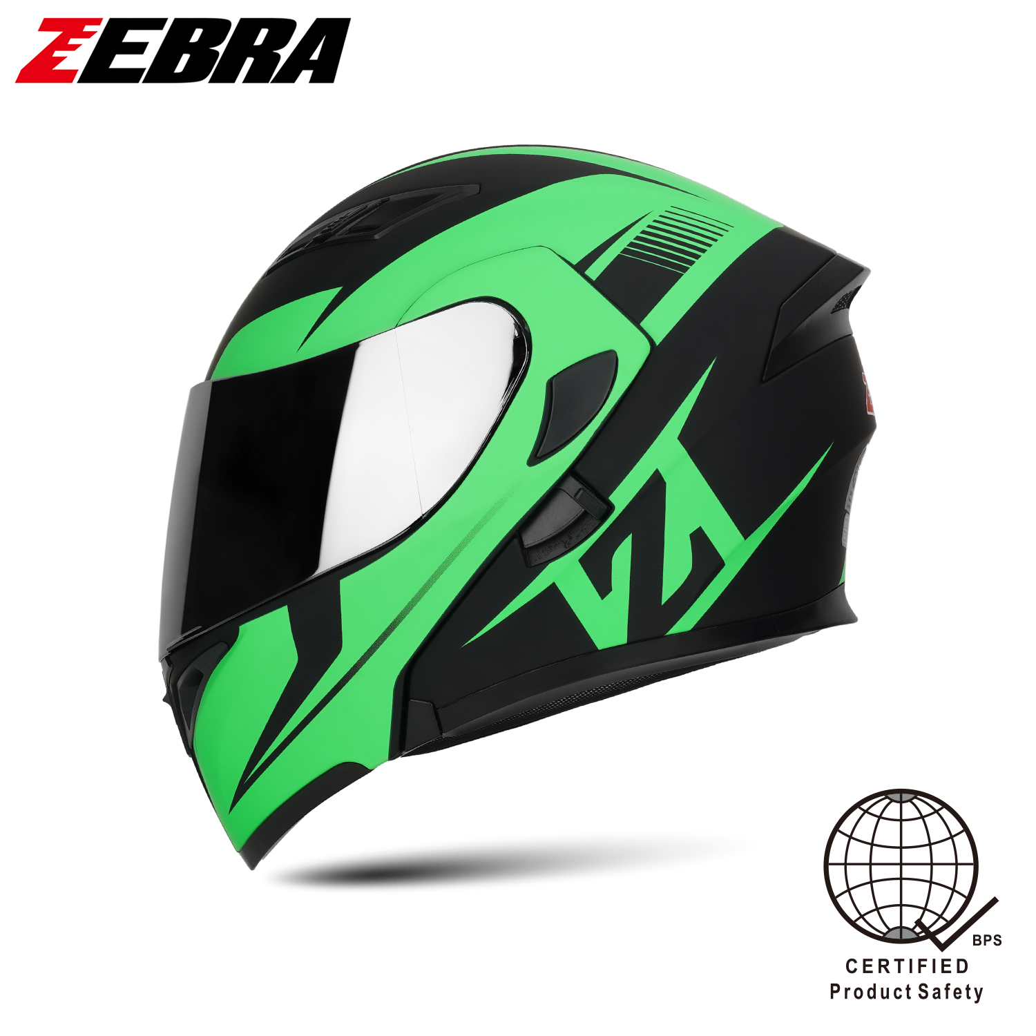 ZEBRA 805-3 Open Face Helmet Men'S Full Face Motorcycle Helmet Dual ...