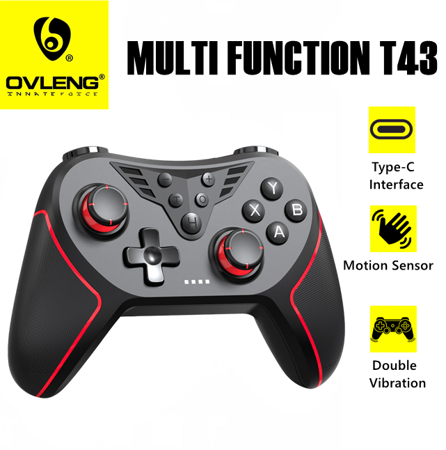 Multi-Function T43 Wireless Controller with Programmable Function For Android & IOS/ N-S/ P4 /P3 ...