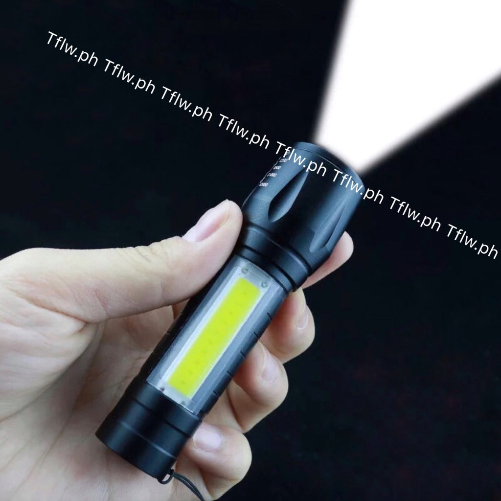TL XPE POLICE CREE MINI LED FLASHLIGHT RECHARGEABLE WATERPROOF USB ...