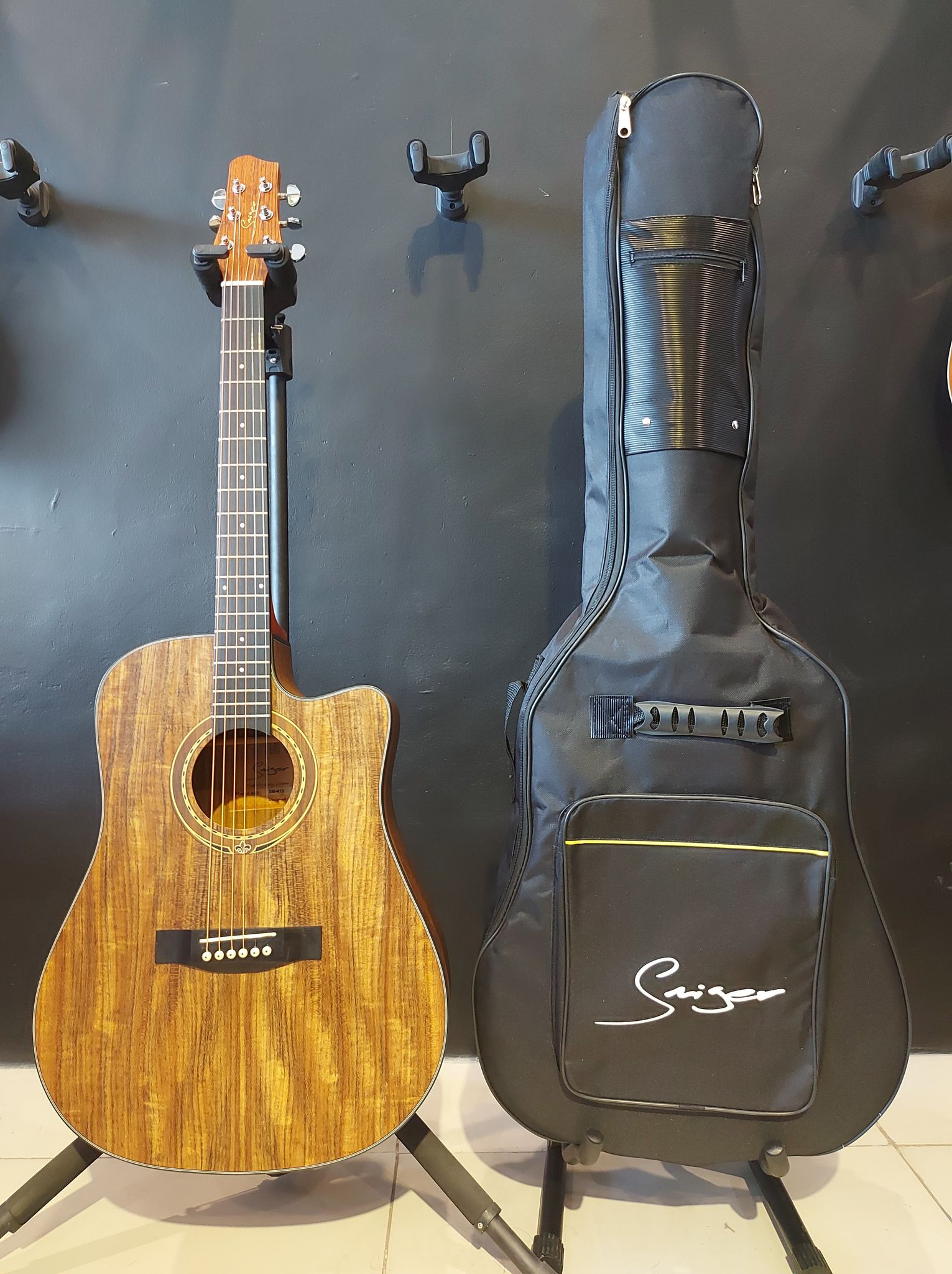 Smiger SM Series Acoustic-Electric Guitar | Lazada PH